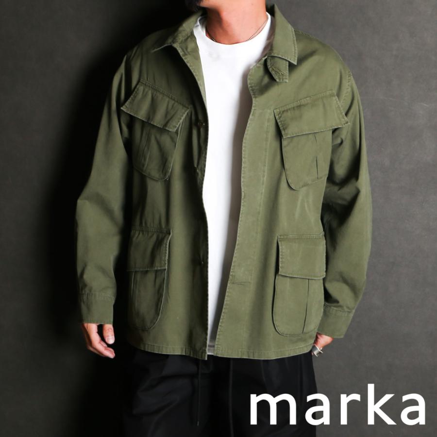 【marka/マーカ】JUNGLE FATIGUE JACKET / オーガニックコットンウェザー - ジャングルファティーグジャケット / M25A05BL01C【メンズ】【送料無料 ...