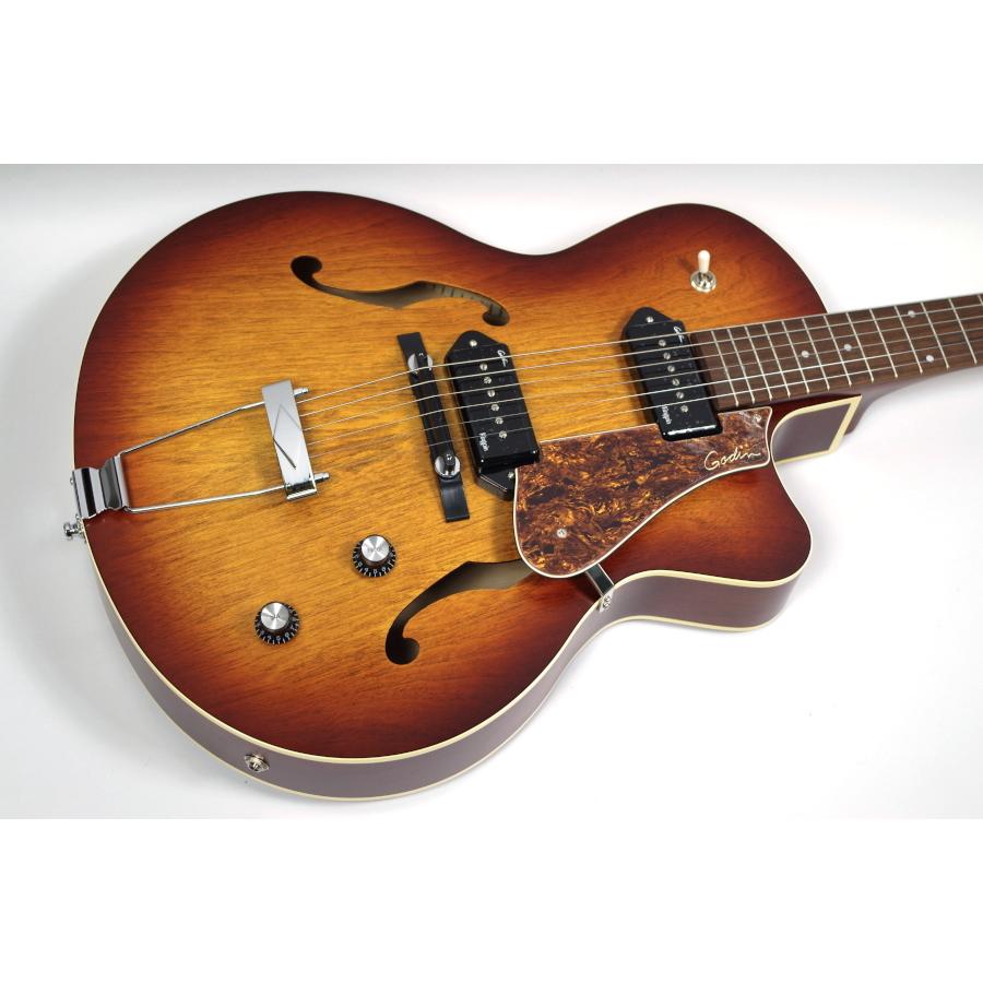 (即納可能＆送料無料) Godin ゴダン 5th Ave. CW KingPin II Cognacburst フルアコ ...