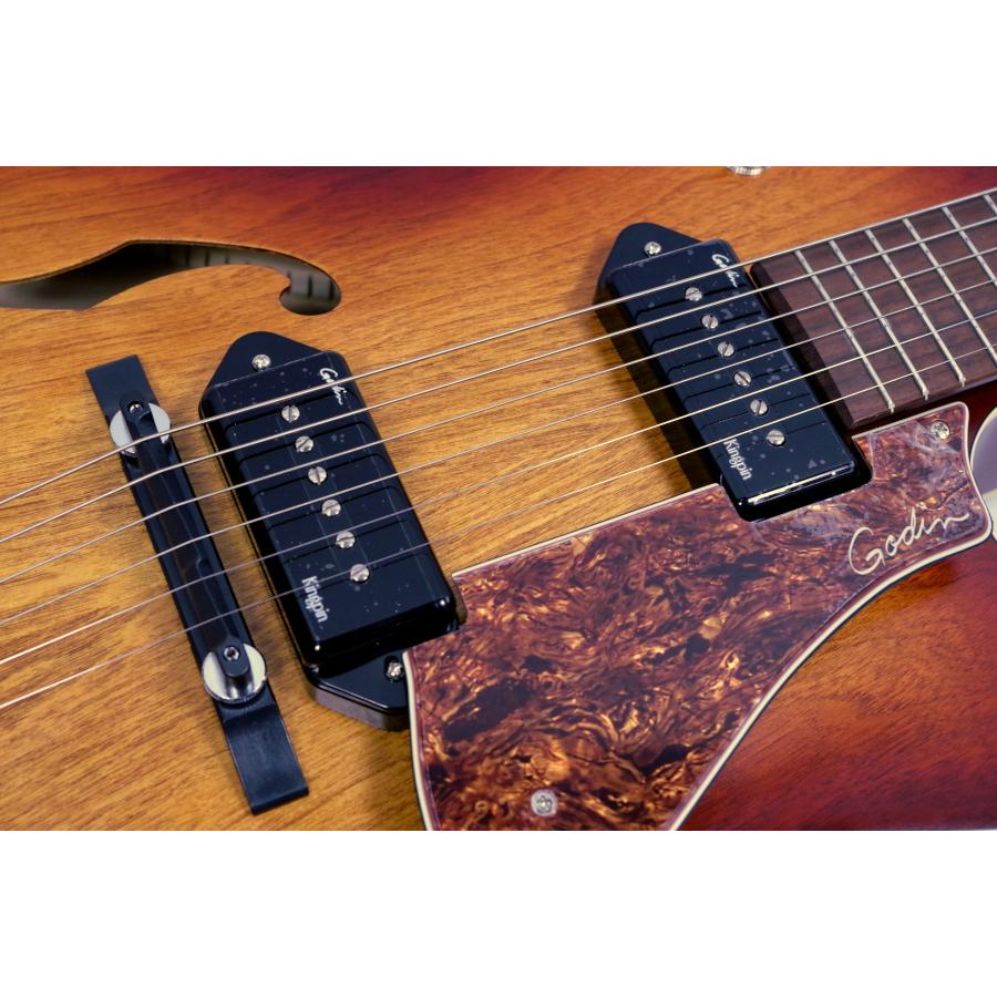 (即納可能＆送料無料) Godin ゴダン 5th Ave. CW KingPin II Cognacburst フルアコ ...