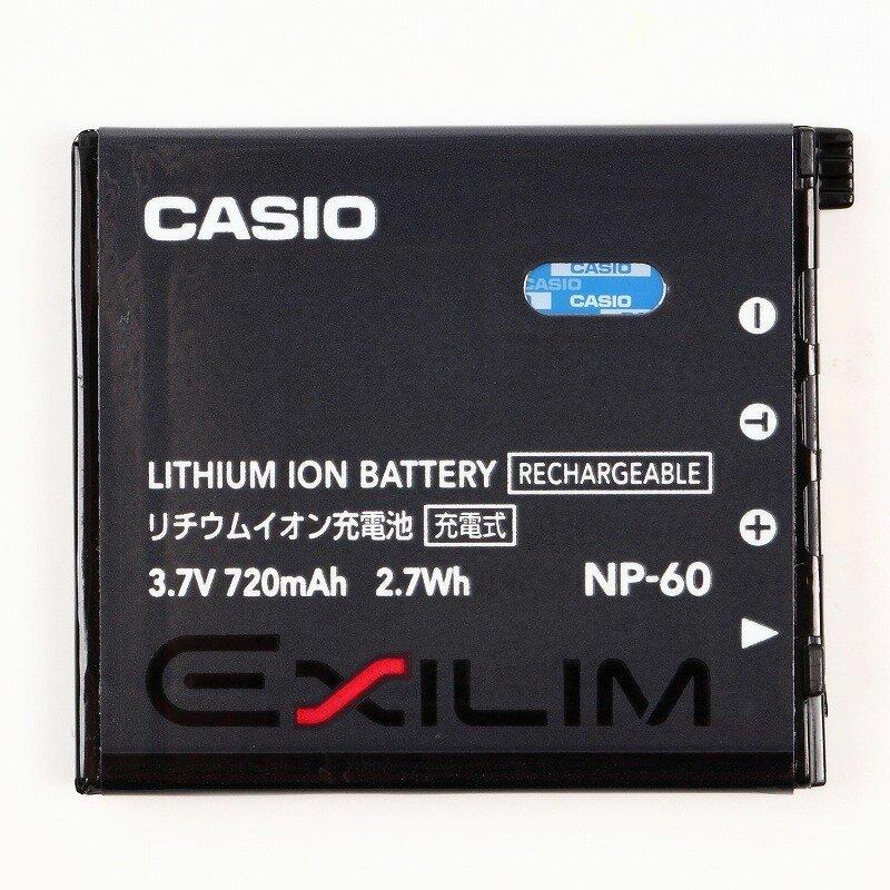EXILIM カシオ（CASIO ）リチウムイオン充電池 NP-60 （新品・即納） : ケレスショウジ - 通販 - Yahoo!ショッピング