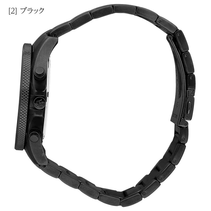 マセラティ MASERATI メンズ 腕時計 スフィーダ SFIDA クロノグラフ タキメーター クオーツ ガンメタ ブルー ブラック メタル ...