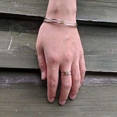 SAHRIVAR BURN OUT CROSSED ARROWS LAYERED RING : CG-STORE - 通販 - Yahoo ...