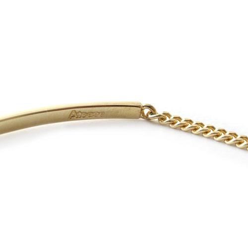 アティース Atease CHAIN ID BRACELET（K14GP仕上げ） : CG-STORE - 通販 - Yahoo!ショッピング