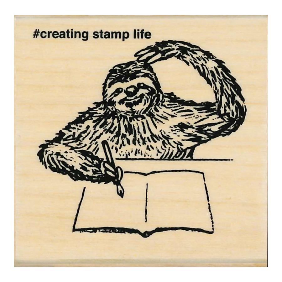 KODOMO NO KAO こどものかお Nアイラブスタンプ 1535-012 ナマケモノ : ゴムケンのお手軽スタンプ e-store - 通販 - Yahoo!ショッピング