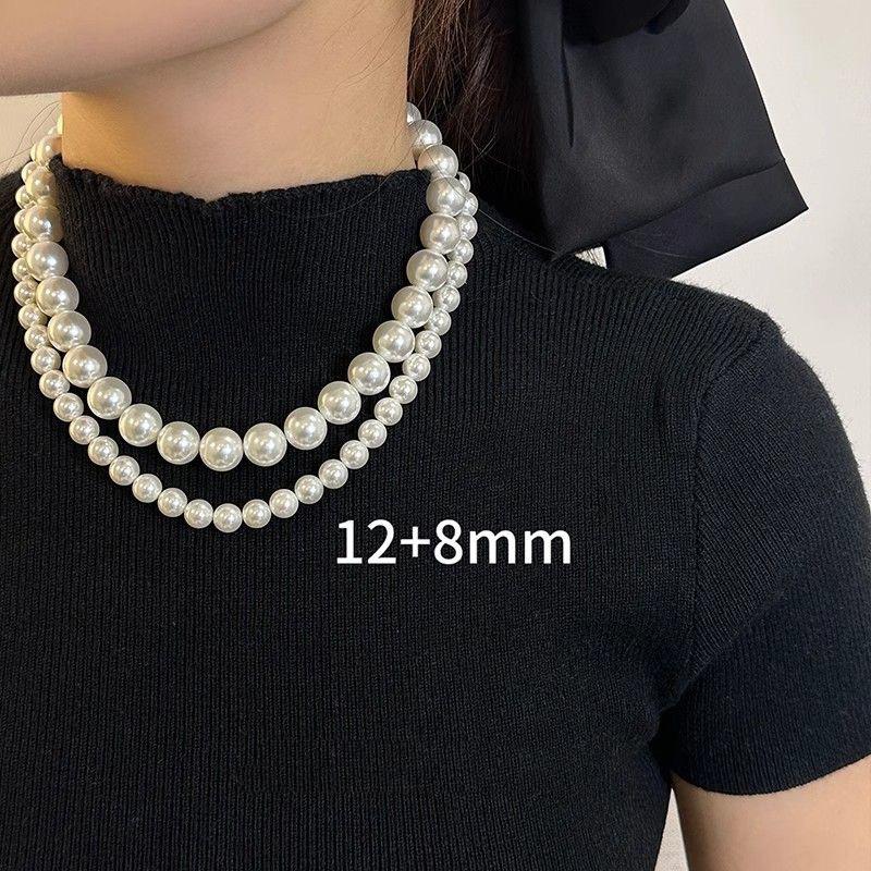 アクセサリー専門店 冠婚葬祭 ネックレス 超大粒 花珠貝パール 12mm真珠50cm ホワイト ブラック 全品ギフトラッピング 七五三結婚式ウエディング卒業式 : C-girls真珠屋 ...