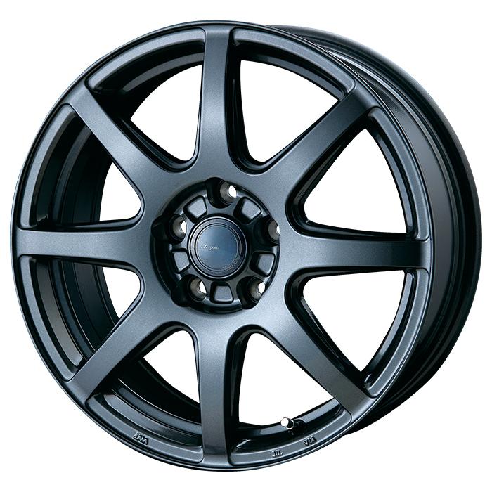 INTER MILANO 9月下旬入荷 新製品 1本価格 18インチ アルミホイール 18x7.5J 5H 114.3 +48 インターミラノ AZスポーツ LX8 ダークグレーメタリック ...
