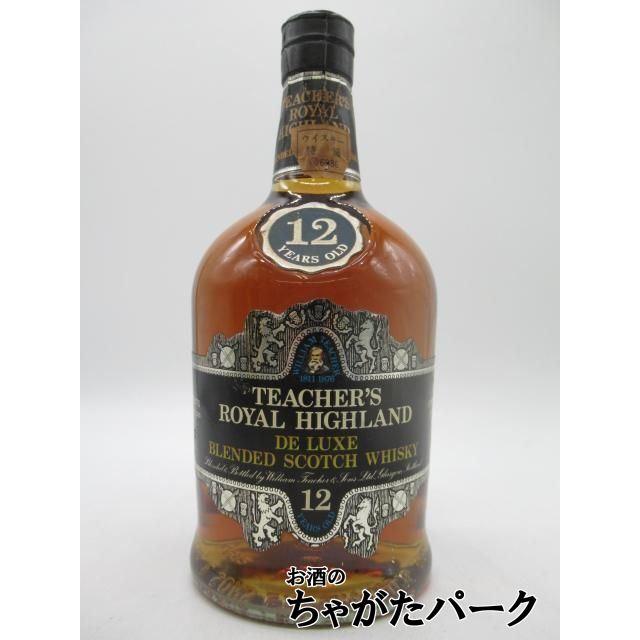 【古酒】 ティーチャーズ 12年 ロイヤルハイランド 特級表示 (Y6086) 正規品 丸紅 43度 760ml [LL-0304-44] : お酒のちゃがたパーク Yahoo!店 - 通販 ...