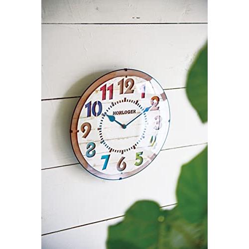 【送料無料】INTERFORM INC. インターフォルム 電波掛け時計 見やすい カラフル 壁掛け ウォールクロック FORLI フォルリ CL-8332WH : チャゲ - 通販 ...