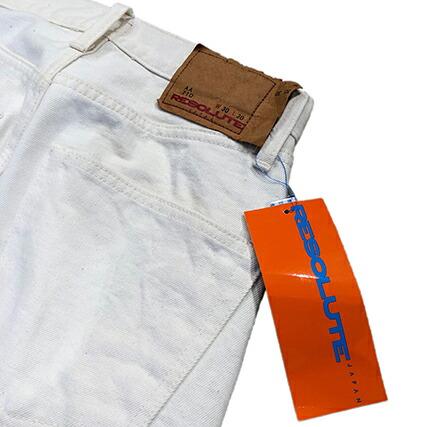 RESOLUTE RESOLUTE(リゾルト) AA710 White ホワイトデニム : chamber - 通販 - Yahoo!ショッピング