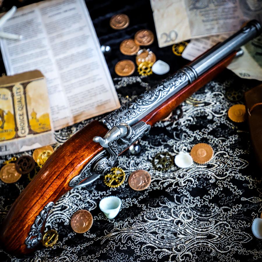 決闘用パーカッションピストルグレー 1014/G : 1014-g : CHAMBER OF RAVEN - 通販 - Yahoo!ショッピング