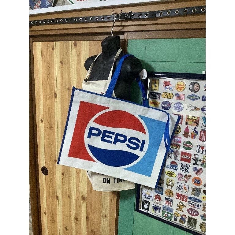 PEPSI （ロゴマーク）ショッピングトートバッグ : ちゃんぷ - 通販 - Yahoo!ショッピング
