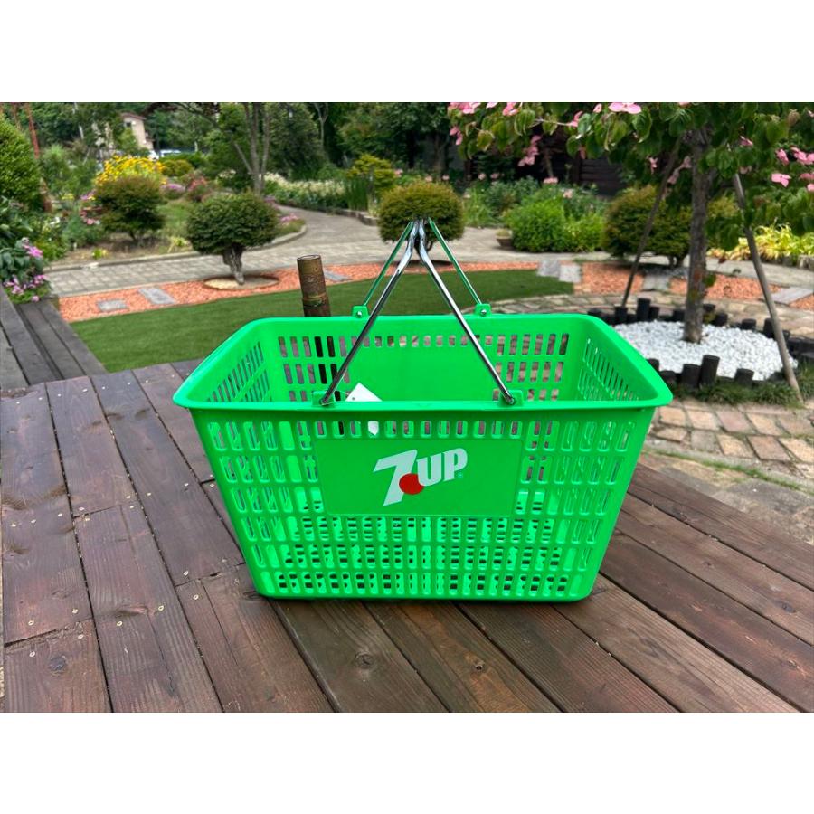 7UP-GREEN ショッピング バスケット : ちゃんぷ - 通販 - Yahoo!ショッピング