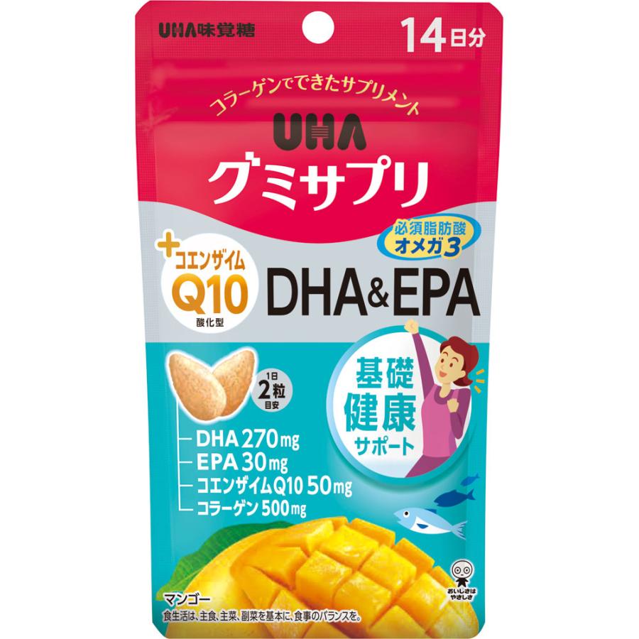 UHA味覚糖 UHAグミサプリ DHA＆EPA 28粒 : くすりのチャンピオン - 通販 - Yahoo!ショッピング