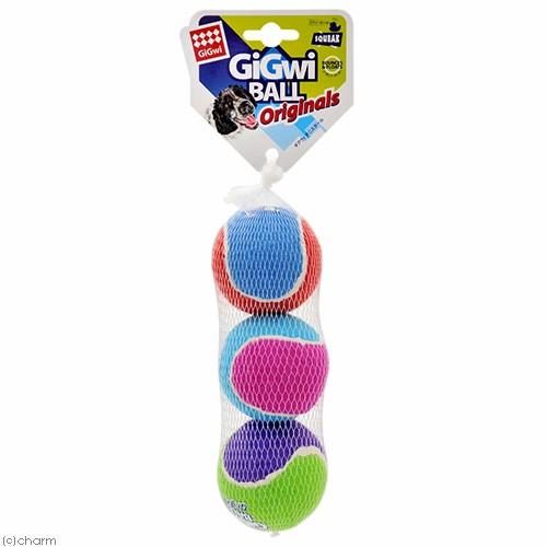 PLATZ（ペット） プラッツ GiGwi ギグウィ テニスボール 3P : チャーム charm ヤフー店 - 通販 - Yahoo!ショッピング