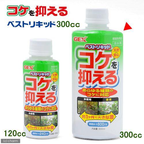 GEX GEX ベストリキッド コケを抑える 淡水用 300cc : チャーム charm ヤフー店 - 通販 - Yahoo!ショッピング