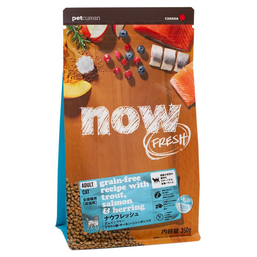 NOW FRESH キャットフード NOW FRESH Grain Free フィッシュアダルトキャット 350g : チャーム charm ...