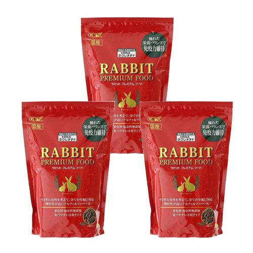 GEX GEX ラビットプレミアムフード 850g×3 ウサギ フード 国産 : チャーム charm ヤフー店 - 通販 - Yahoo!ショッピング