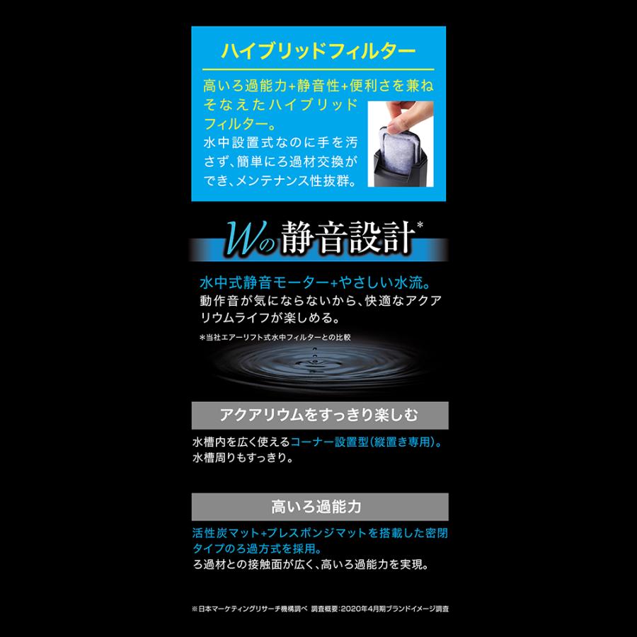 GEX GEX サイレントフロースリム ブラックSP 水中フィルター 〜25L以下水槽 : チャーム charm ヤフー店 - 通販 - Yahoo!ショッピング