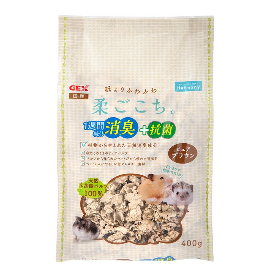 ハビんぐ GEX ハビんぐ 柔ごこち。 ピュアブラウン 400g ハムスター 敷材 : チャーム charm ヤフー店 - 通販 - Yahoo!ショッピング