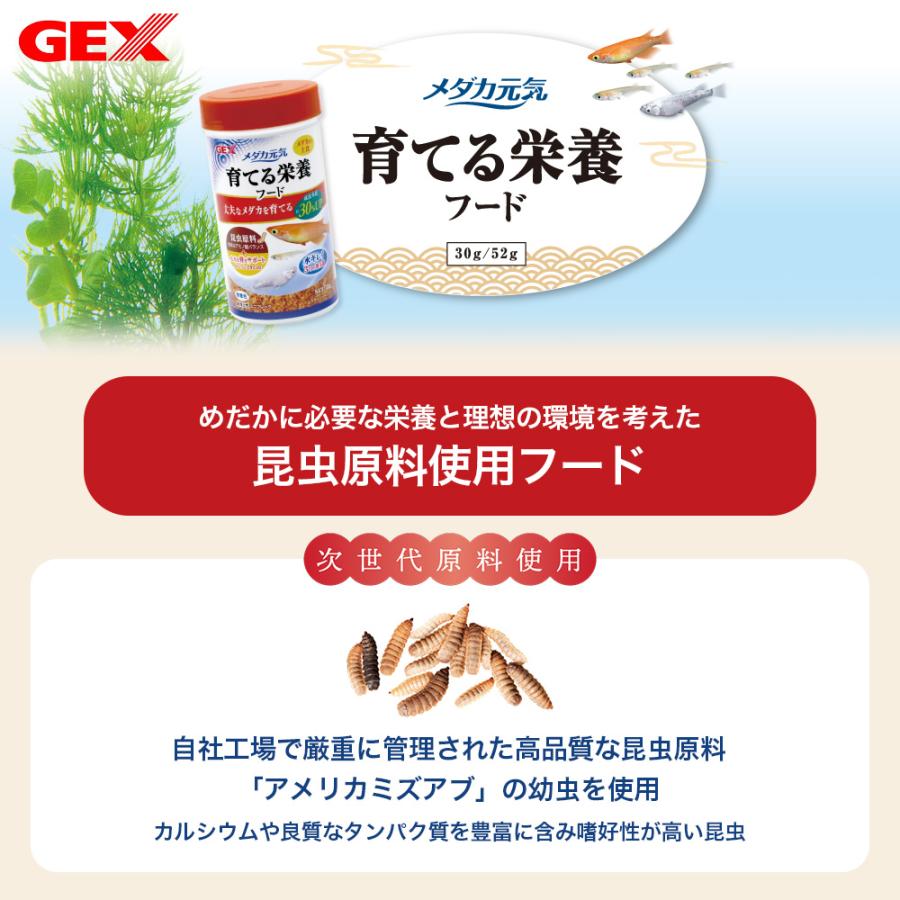 メダカ元気 GEX メダカ元気 育てる栄養フード 52g メダカの餌 : チャーム charm ヤフー店 - 通販 - Yahoo!ショッピング