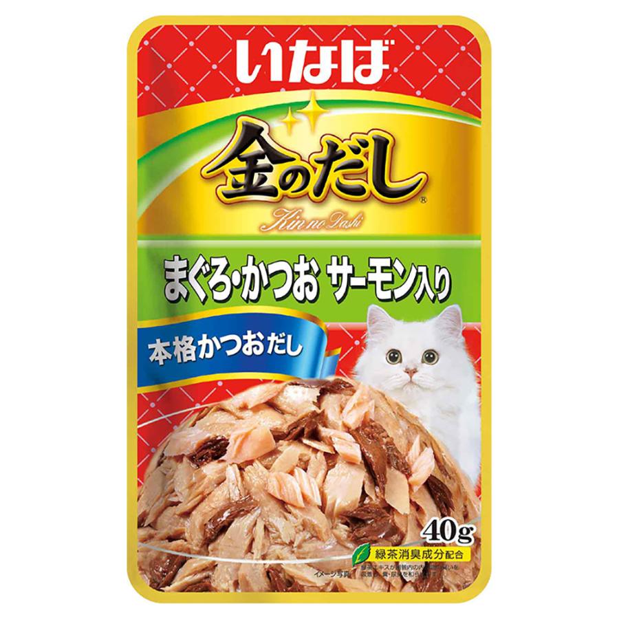 金のだし いなば 金のだし まぐろ・かつお サーモン入り 40g : チャーム charm ヤフー店 - 通販 - Yahoo!ショッピング