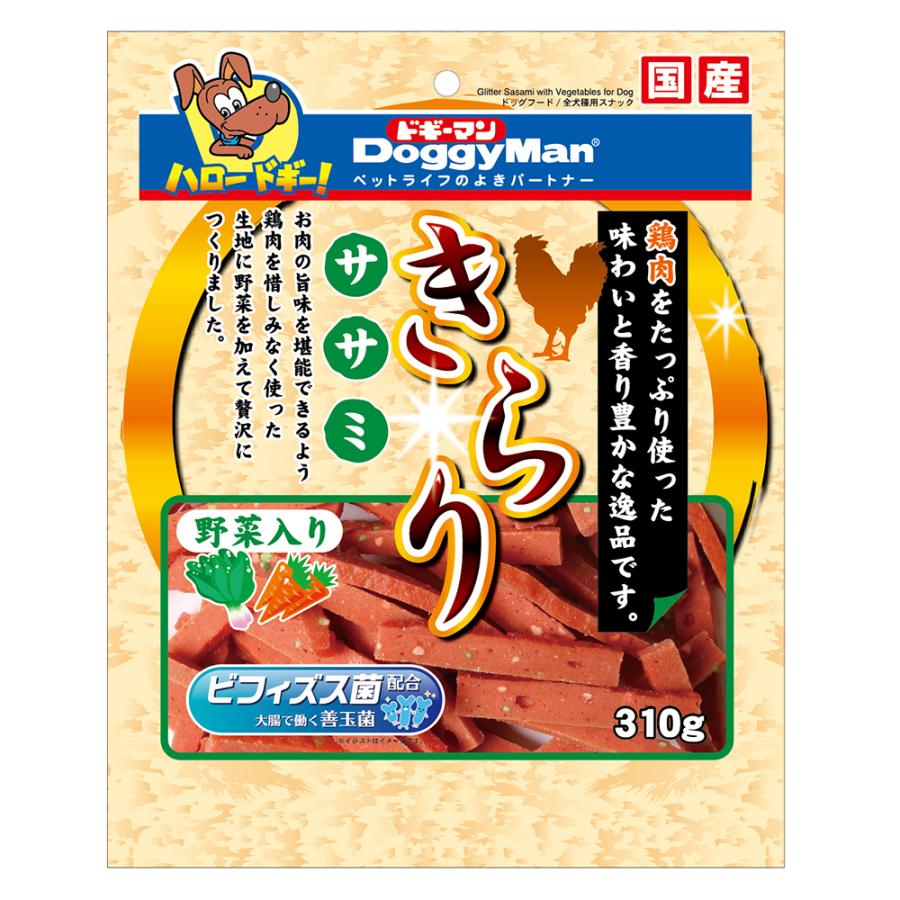 きらり ドギーマン きらり ササミ野菜入り 310g : チャーム charm ヤフー店 - 通販 - Yahoo!ショッピング