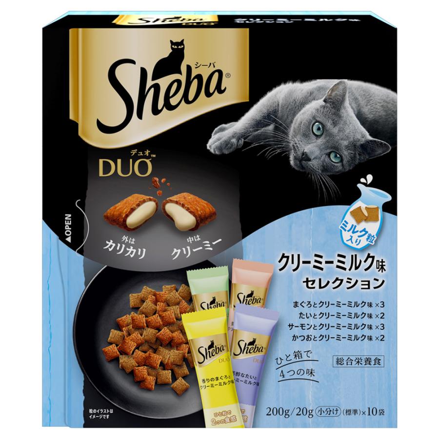 シーバ デュオ キャットフード シーバ デュオ クリーミーミルク味セレクション 200g（20g×10袋）×12個 お一人様1点限り : チャーム charm ヤフー店 - 通販 ...