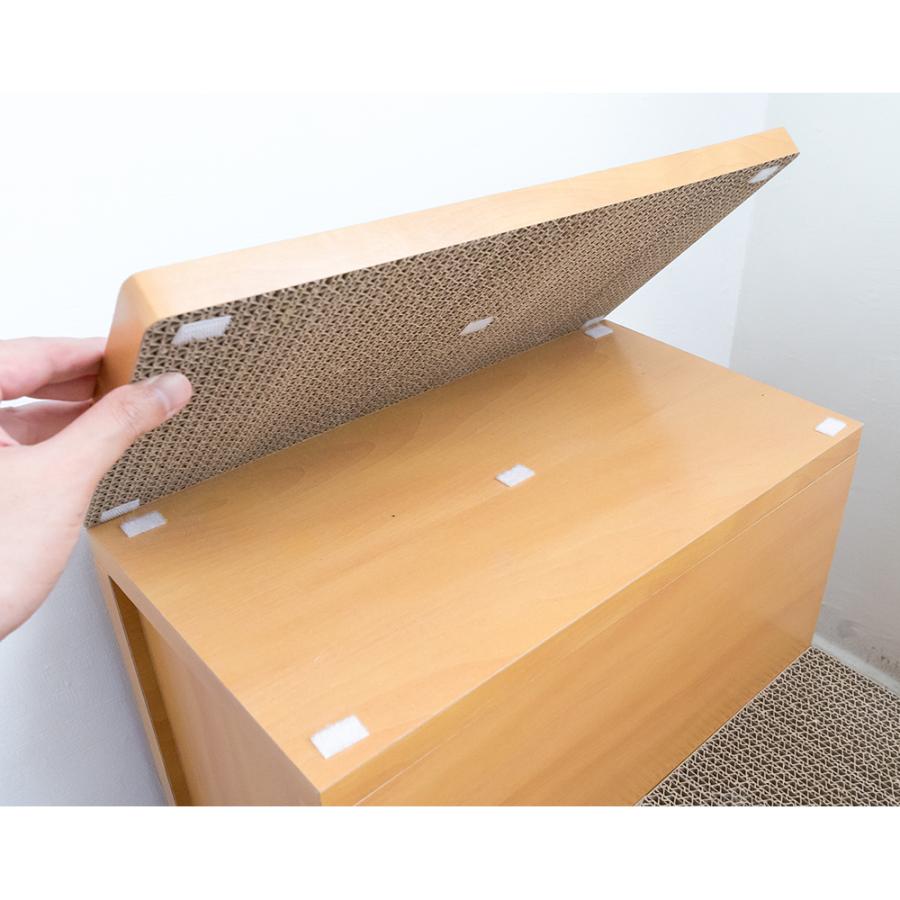 PetPro（ペットプロ） Happydays キャットステップ 2段用替え爪とぎ 1枚 : チャーム charm ヤフー店 - 通販 - Yahoo!ショッピング