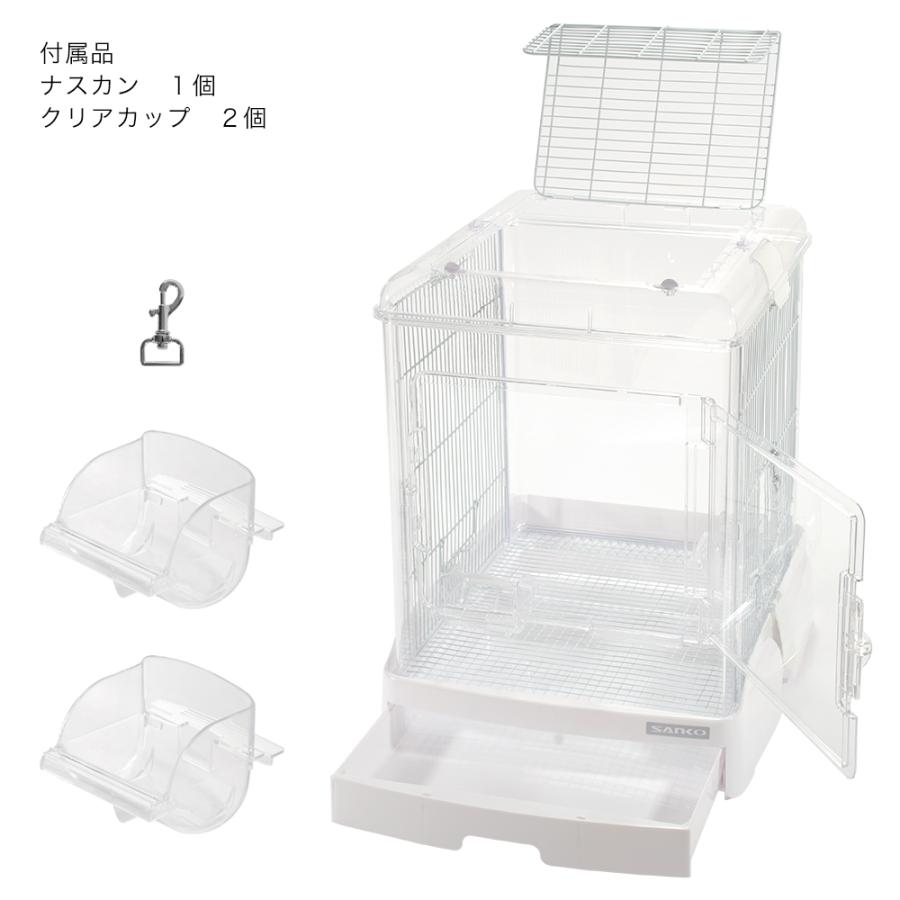 イージーホーム 三晃商会 イージーホーム クリアーモモンガ 40WH ホワイト : チャーム charm ヤフー店 - 通販 - Yahoo!ショッピング