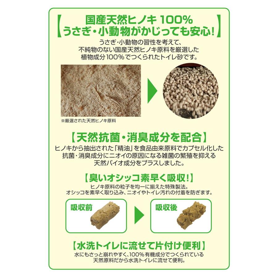 GEX ラビレット ヒノキア消臭砂 6．5L×2 うさぎ トイレ砂 : チャーム charm ヤフー店 - 通販 - Yahoo!ショッピング