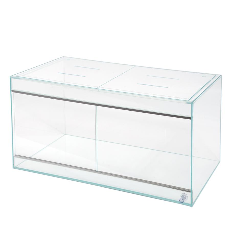 （大型）スーパークリア パルダリウム水槽 9045 フランジ＋通水穴＋スリットガラスフタ付 本州四国送料無料・同梱不可・代引不可 200サイズ : チャーム charm ヤフー店 - 通販 ...