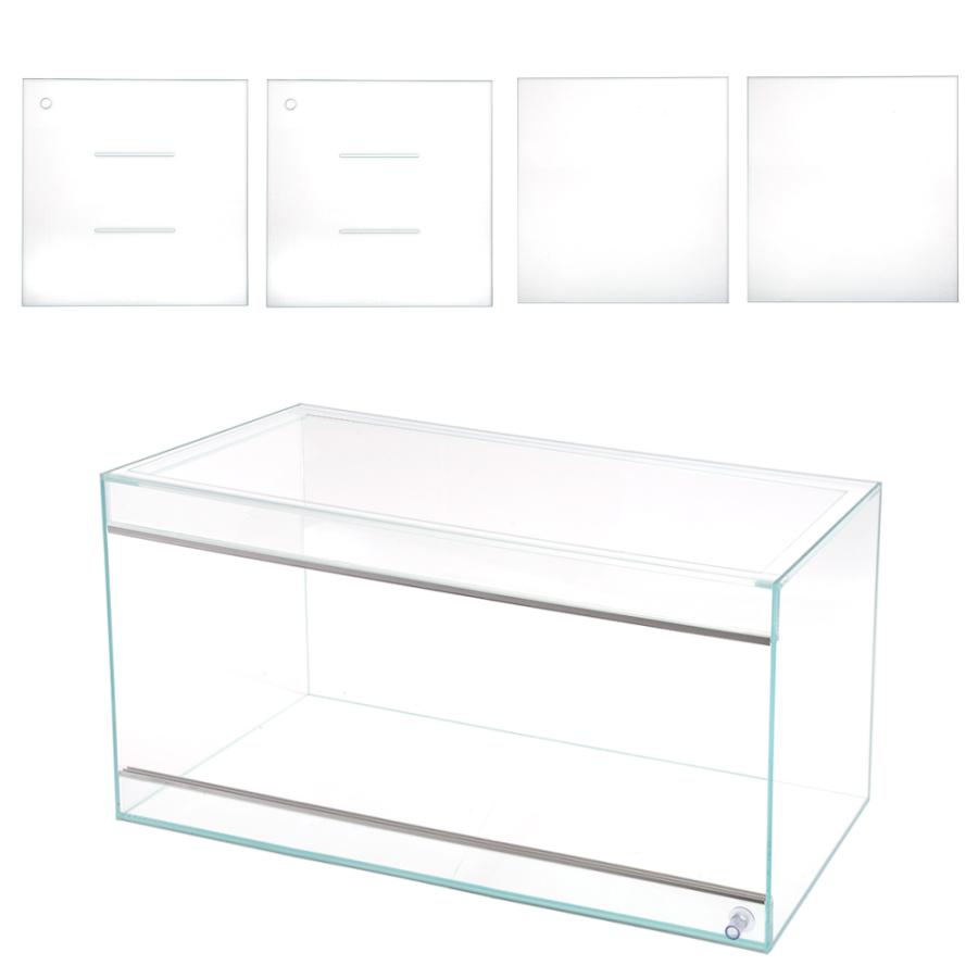 （大型）スーパークリア パルダリウム水槽 9045 フランジ＋通水穴＋スリットガラスフタ付 本州四国送料無料・同梱不可・代引不可 200サイズ : チャーム charm ヤフー店 - 通販 ...
