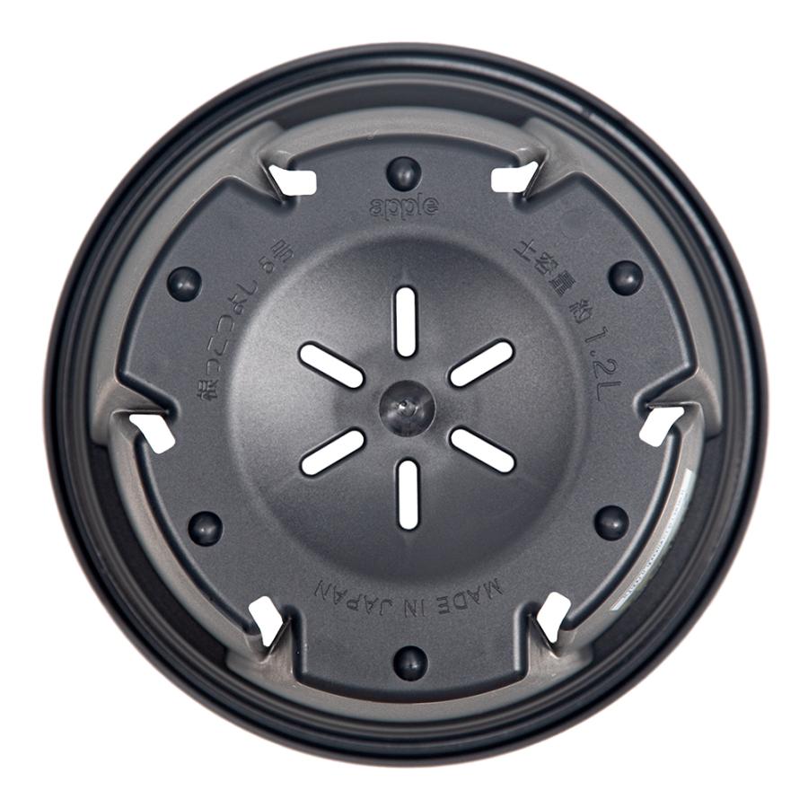 スリット鉢 アップルウェアー 根っこつよし 5号 ブラック 植木鉢 黒 : 299334 : チャーム charm ヤフー店 - 通販 ...