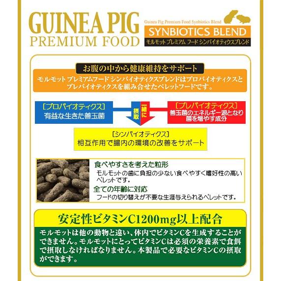 GEX モルモットプレミアムフード シンバイオティクスブレンド 600g 国産 :300847:チャーム charm ヤフー店 - 通販 - Yahoo!ショッピング