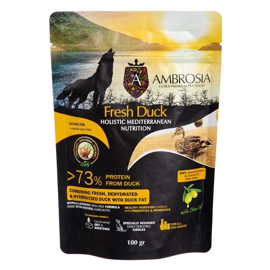 ドッグフード アンブロシア 犬 HMN ダック 100g ドライ AMBROSIA : 305303 : チャーム charm ヤフー店 ...