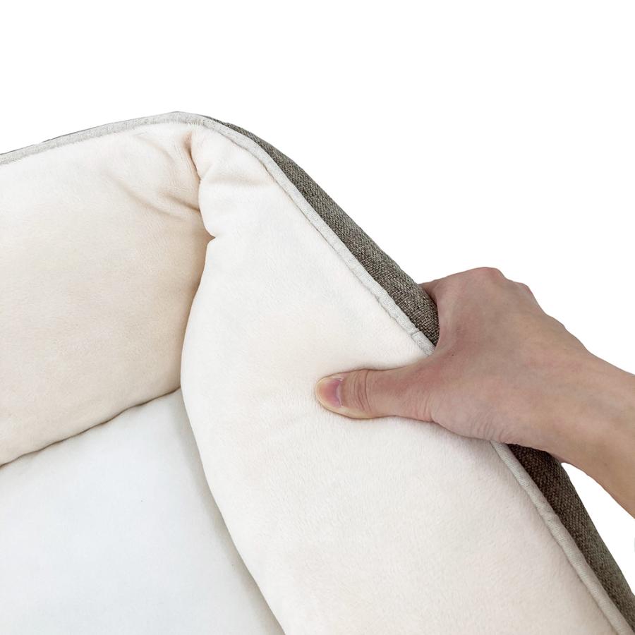 PetPro（ペットプロ） Homey オールシーズン スクエアベッド S ブラウン : チャーム charm ヤフー店 - 通販 - Yahoo!ショッピング