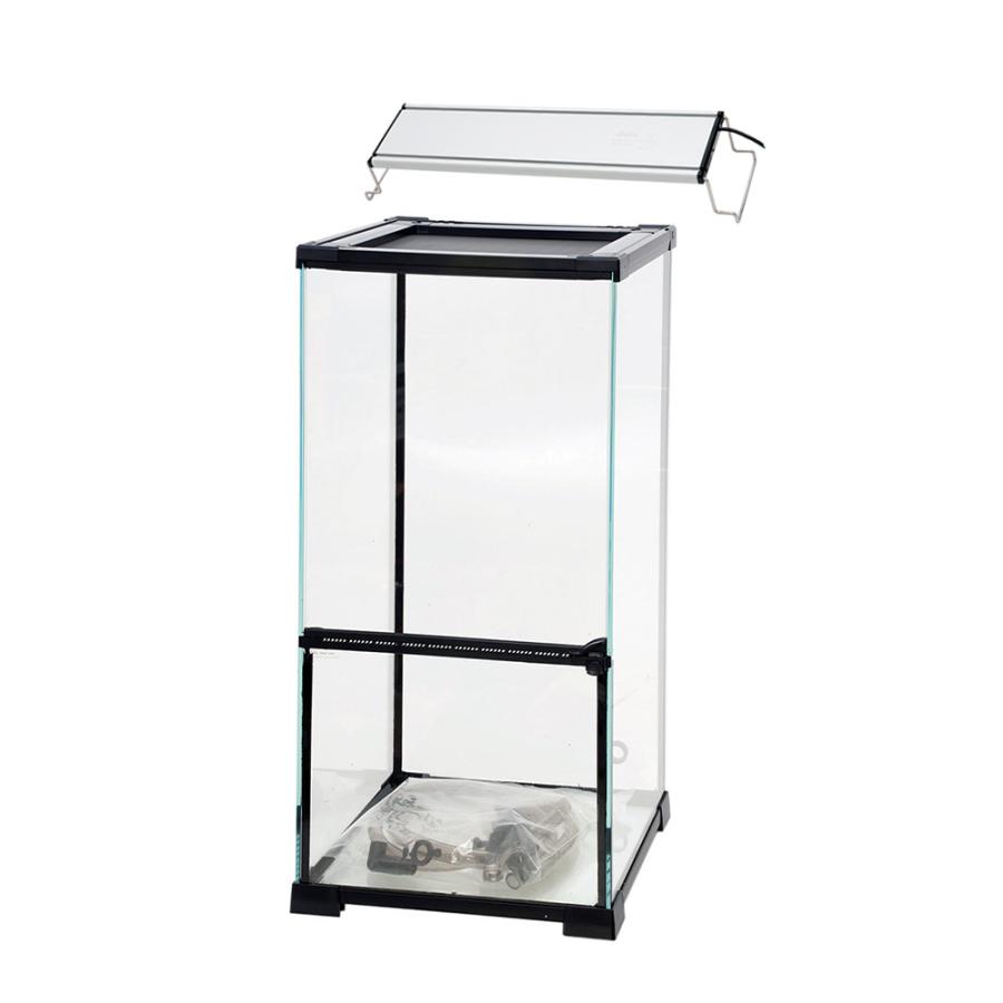 爬虫類ケージ テラスペース 30x30x60cm 穴あり ドレン付き ＋ アクロ RECTANGLE LED BRIGHT 300 : チャーム charm ヤフー店 - 通販 - Yahoo ...