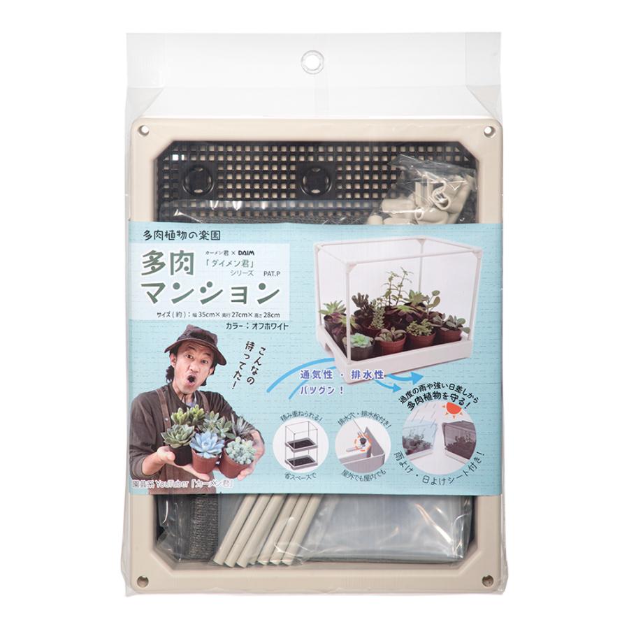 DAIM 多肉マンション W35．3×D27．5×H28．6cm カーメン君コラボ : チャーム charm ヤフー店 - 通販 - Yahoo!ショッピング