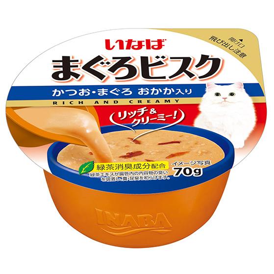いなば まぐろビスクカップ かつお・まぐろ おかか入り 70g : チャーム charm ヤフー店 - 通販 - Yahoo!ショッピング