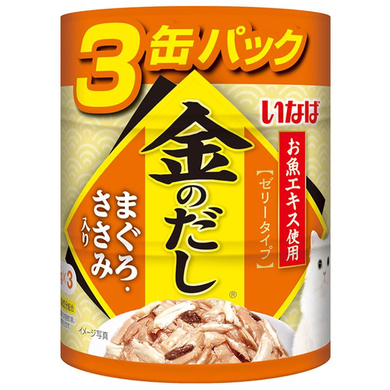 いなば 金のだし まぐろ・ささみ入り 65g×3缶 : チャーム charm ヤフー店 - 通販 - Yahoo!ショッピング