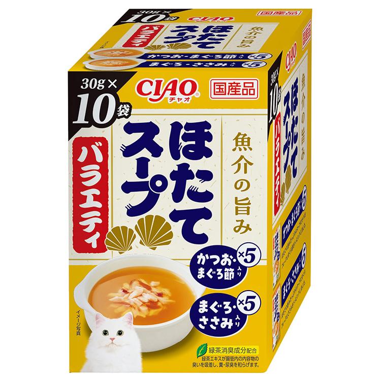 いなば CIAOスープ ほたてスープ バラエティ 30g×10袋 : チャーム charm ヤフー店 - 通販 - Yahoo!ショッピング