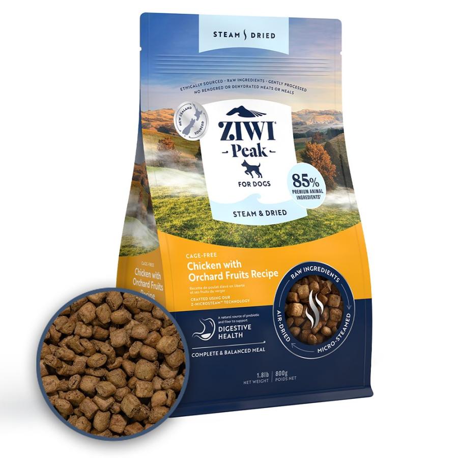 ジウィピーク スチーム＆ドライ ドッグフード チキン 800g ziwipeak : 312691 : チャーム charm ヤフー店 - 通販 - Yahoo!ショッピング