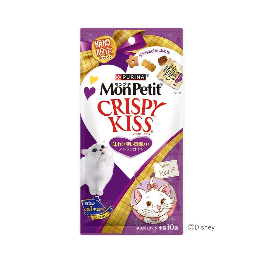 モンプチ クリスピーキッス 味わい深い真鯛入り フィッシュセレクト 30g×30袋 期間限定デザイン : 312805 : チャーム ...