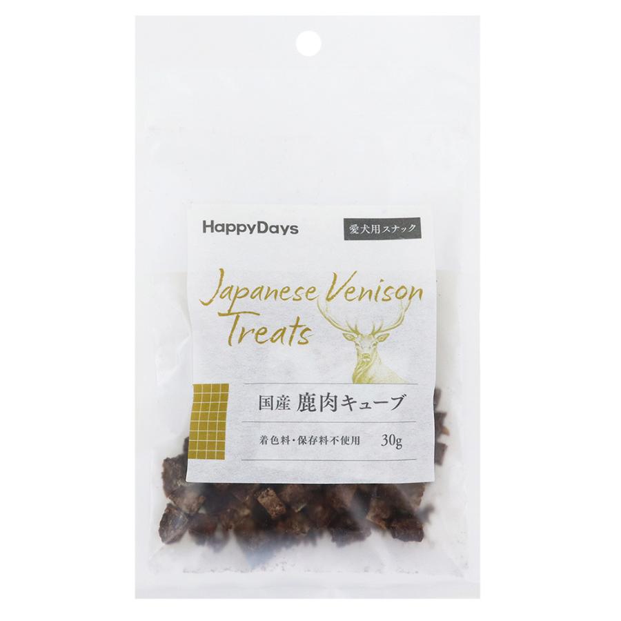 PetPro ハッピーデイズ 国産鹿肉 キューブ 犬用 30g : チャーム charm ヤフー店 - 通販 - Yahoo!ショッピング