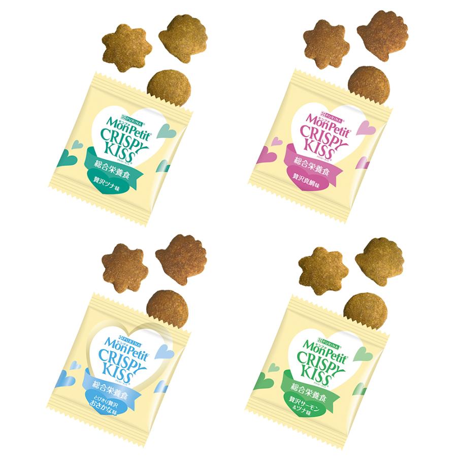 モンプチ クリスピーキッス バラエティパック 総合栄養食 4種の贅沢シーフード 288g : チャーム charm ヤフー店 - 通販 - Yahoo!ショッピング