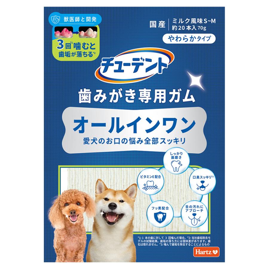 チューデント 歯みがき専用ガム オールインワン やわらかタイプ S−M 70g : チャーム charm ヤフー店 - 通販 - Yahoo!ショッピング