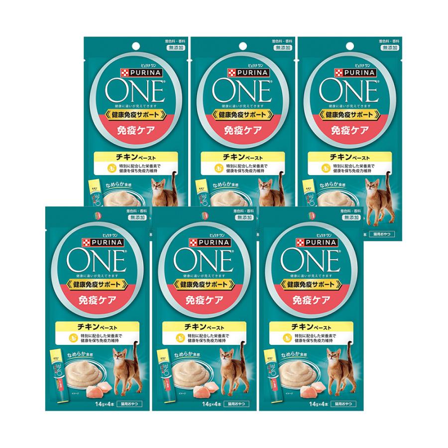 ピュリナワン おやつ 健康免疫サポート 免疫ケア チキンペースト 56g×6 : チャーム charm ヤフー店 - 通販 - Yahoo!ショッピング