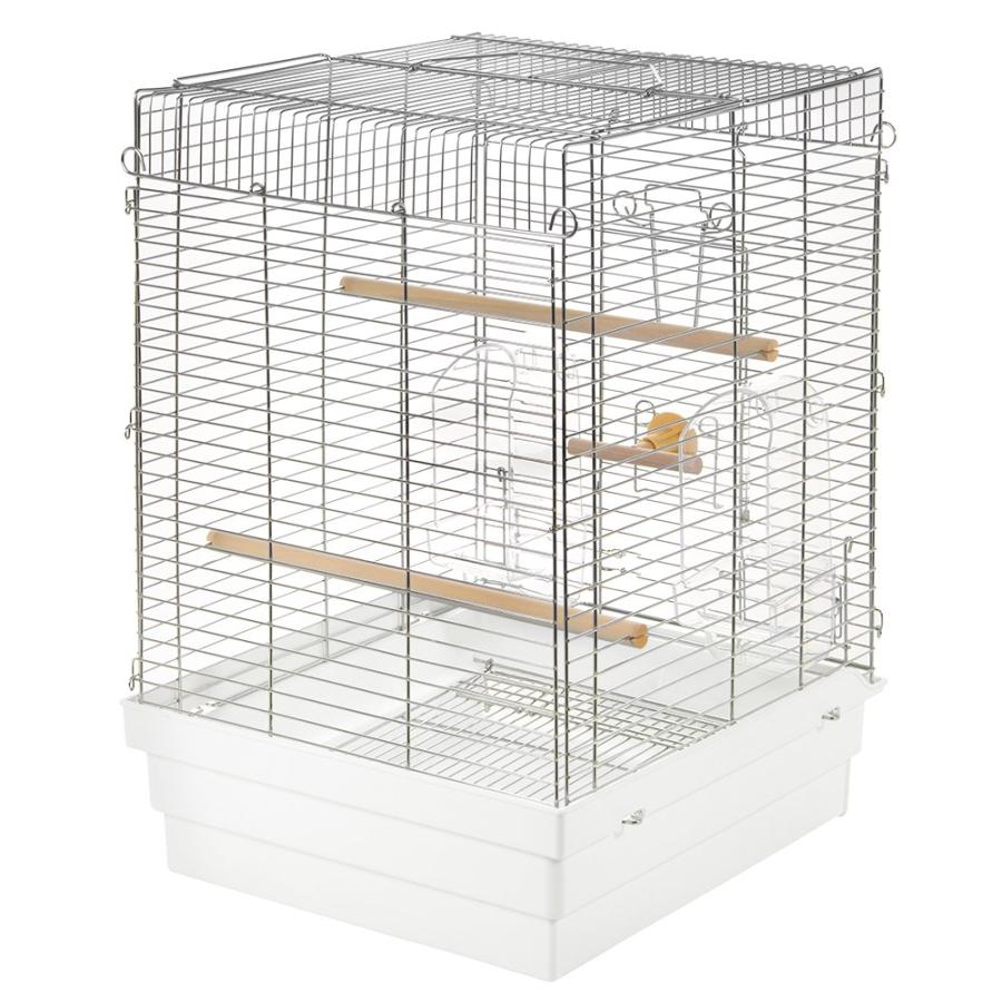 アウトレット品 鳥かご HOEI 35手のりホライズンセキセイ ホワイト （37×41．5×54．5cm） セキセイ 小型インコ 中型インコ 訳あり : チャーム charm ヤフー店 ...