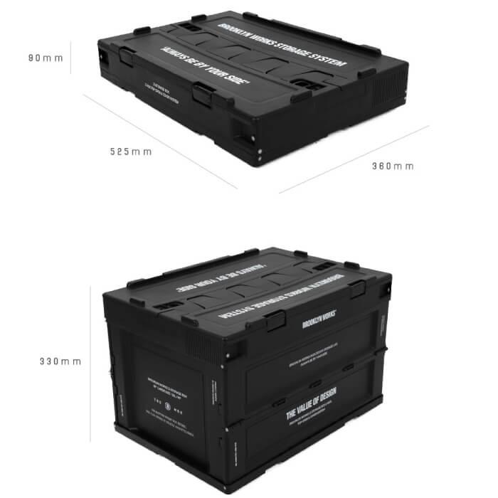 ( BROOKLYN WORKS Z STORAGE BOX 50L / Zストレージボックス ) ブルックリンワークス キャンプ アウトドア ...