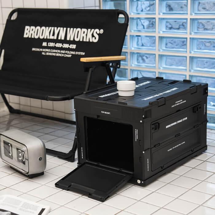 ( BROOKLYN WORKS Z STORAGE BOX 50L / Zストレージボックス ) ブルックリンワークス キャンプ アウトドア ...